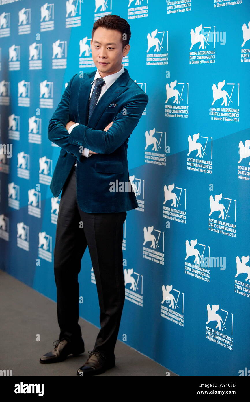 Chinese actor Zhang Yi poses at the photocall for his new movie ...