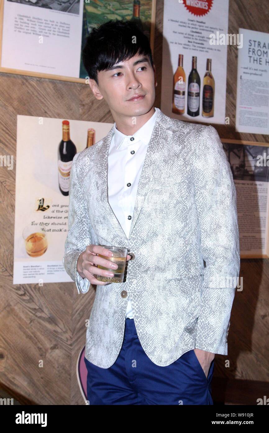 Taiwanese actor Joseph Cheng poses during the opening ceremony for ...