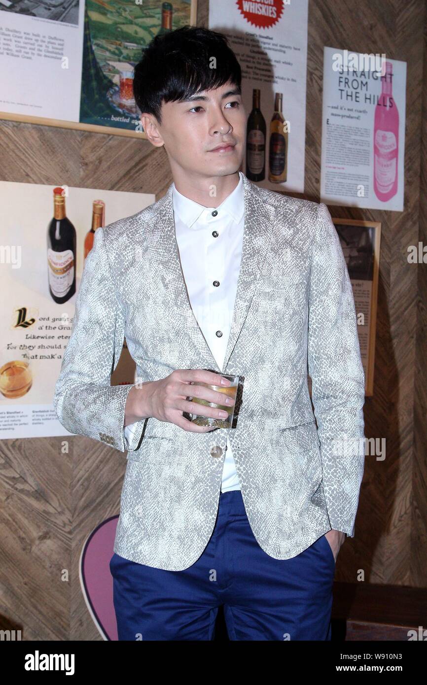 Taiwanese actor Joseph Cheng poses during the opening ceremony for ...