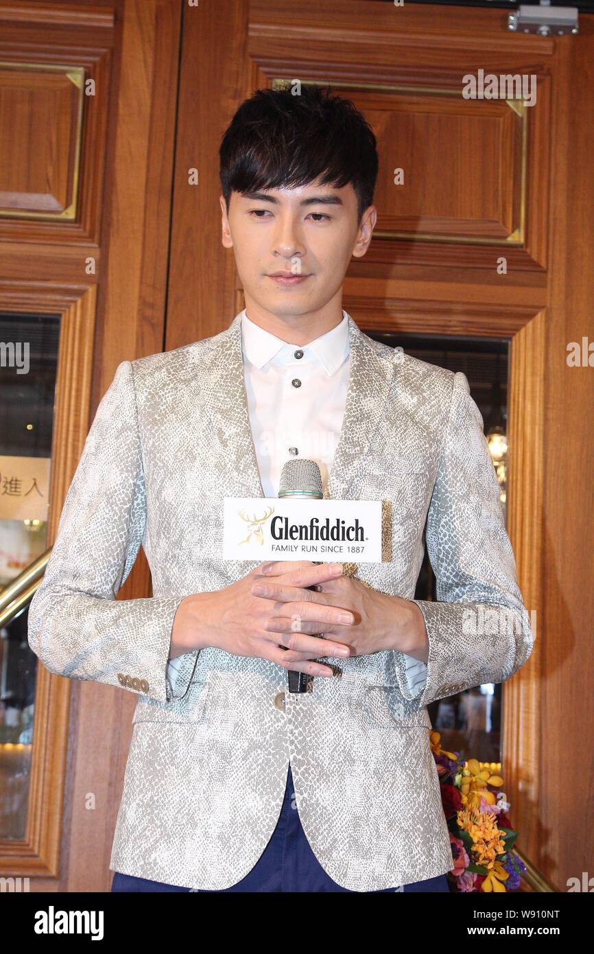 Taiwanese actor Joseph Cheng poses during the opening ceremony for ...