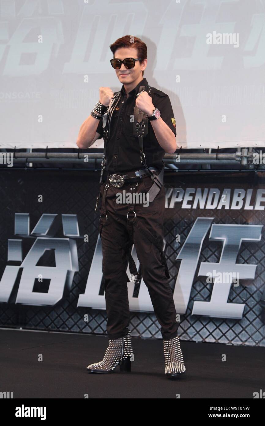 Hong Kong singer and actor Daniel Chan poses during the premiere of the ...
