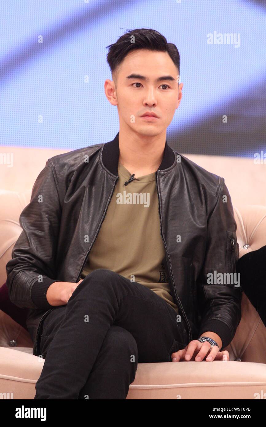 Taiwanese actor Ethan Jua attends a filming session of talk show "SS ...