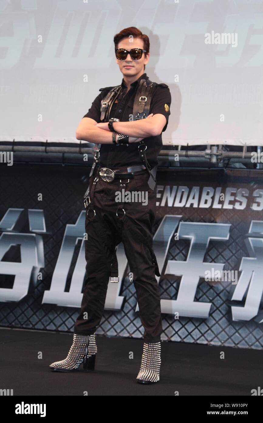 Hong Kong singer and actor Daniel Chan poses during the premiere of the ...