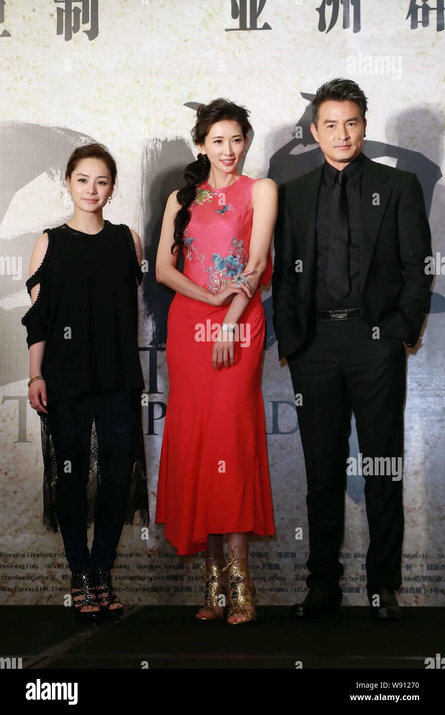 (From left) Hong Kong actor singer and actress Gillian Chung of girl ...
