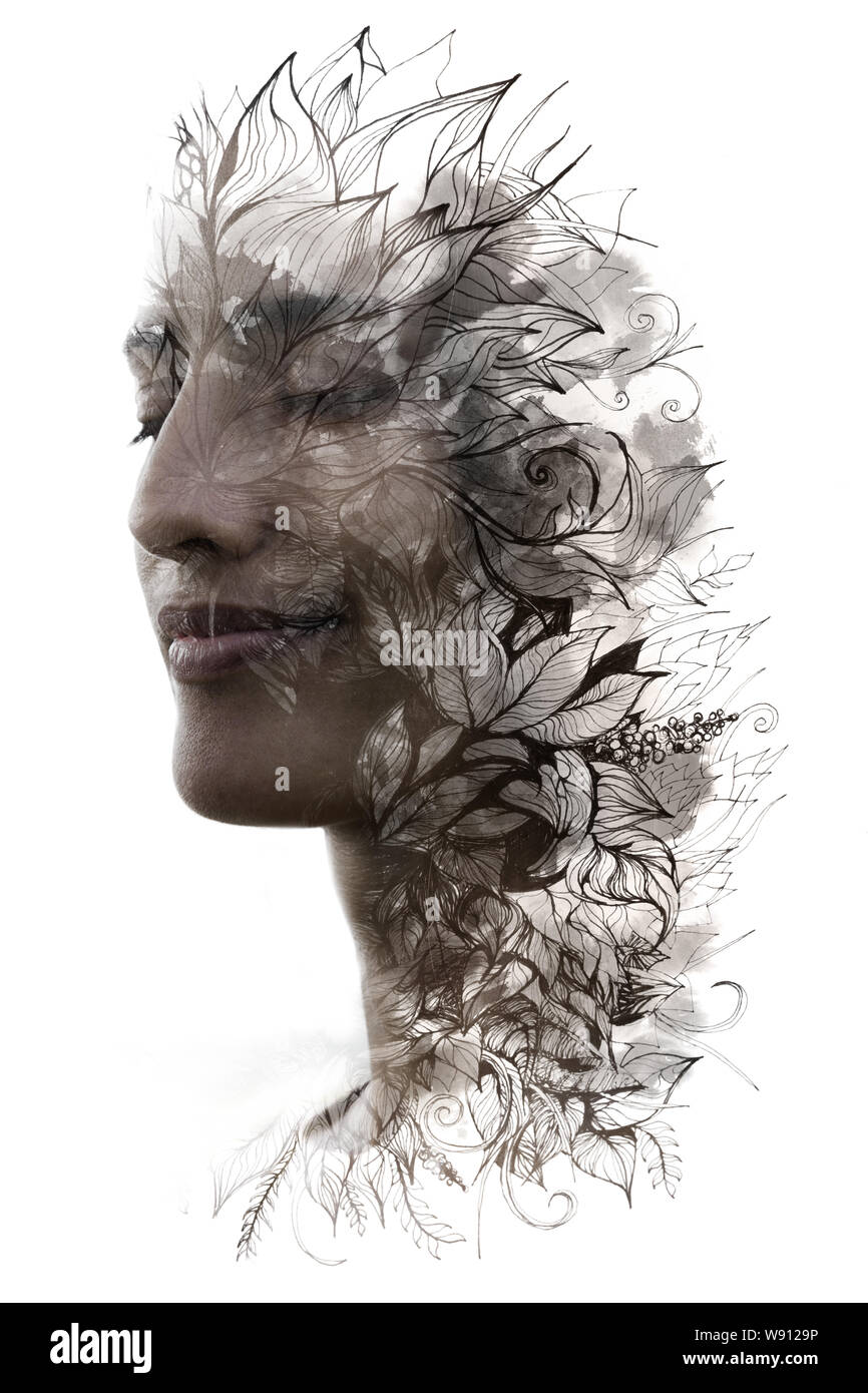 Ink Painting Portrait