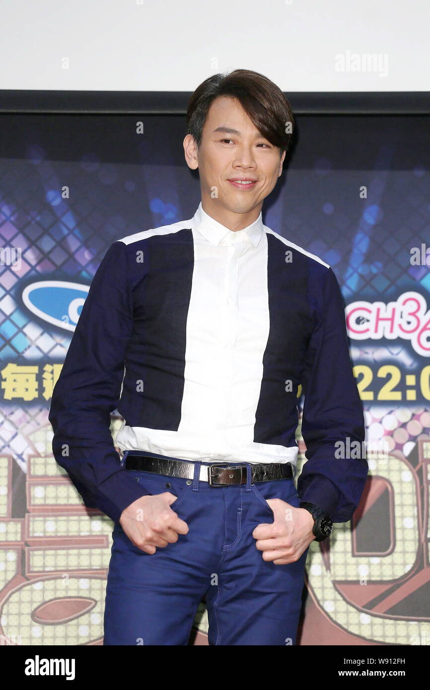 Taiwanese singer David Tao poses during a press conference for Chinese ...