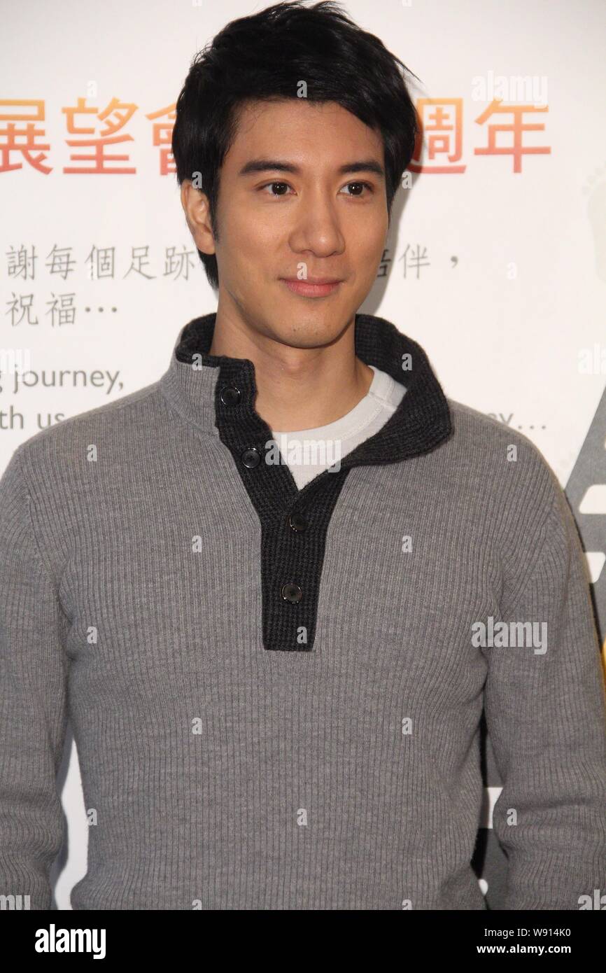 Taiwanese singer Leehom Wang is pictured during the 50th Anniversary of ...