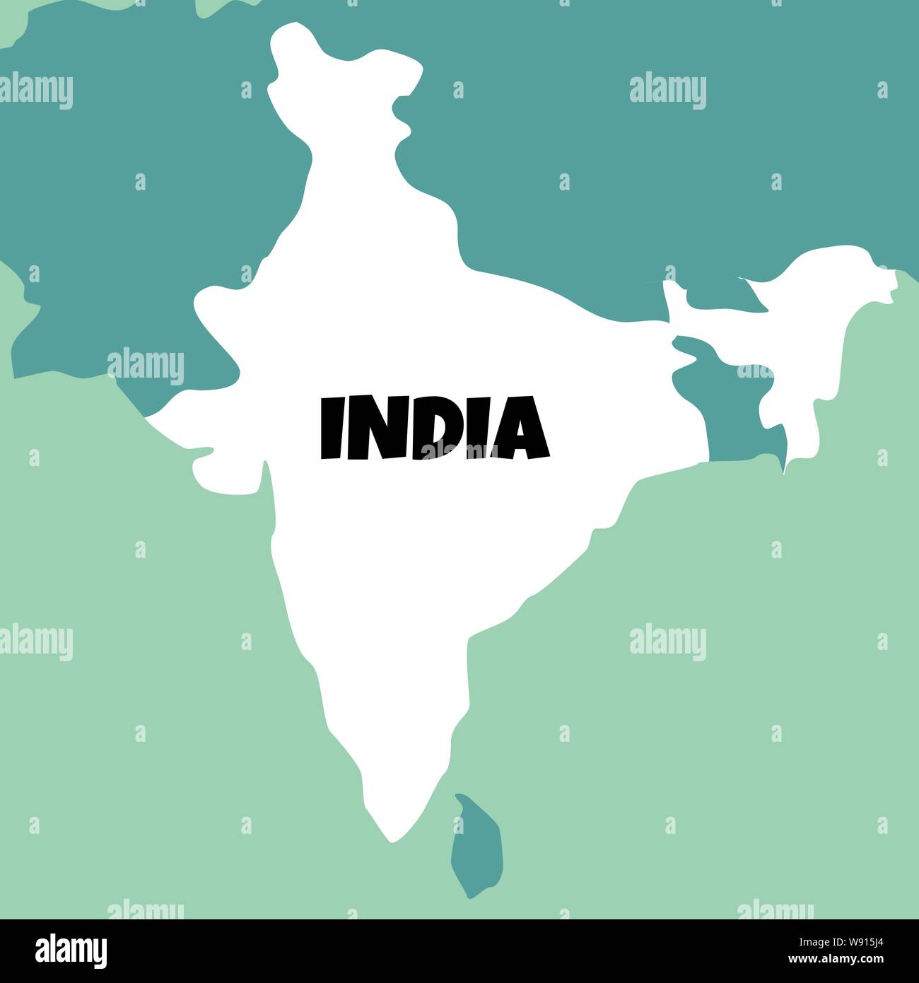 Google map of india map hi-res stock photography and images - Alamy