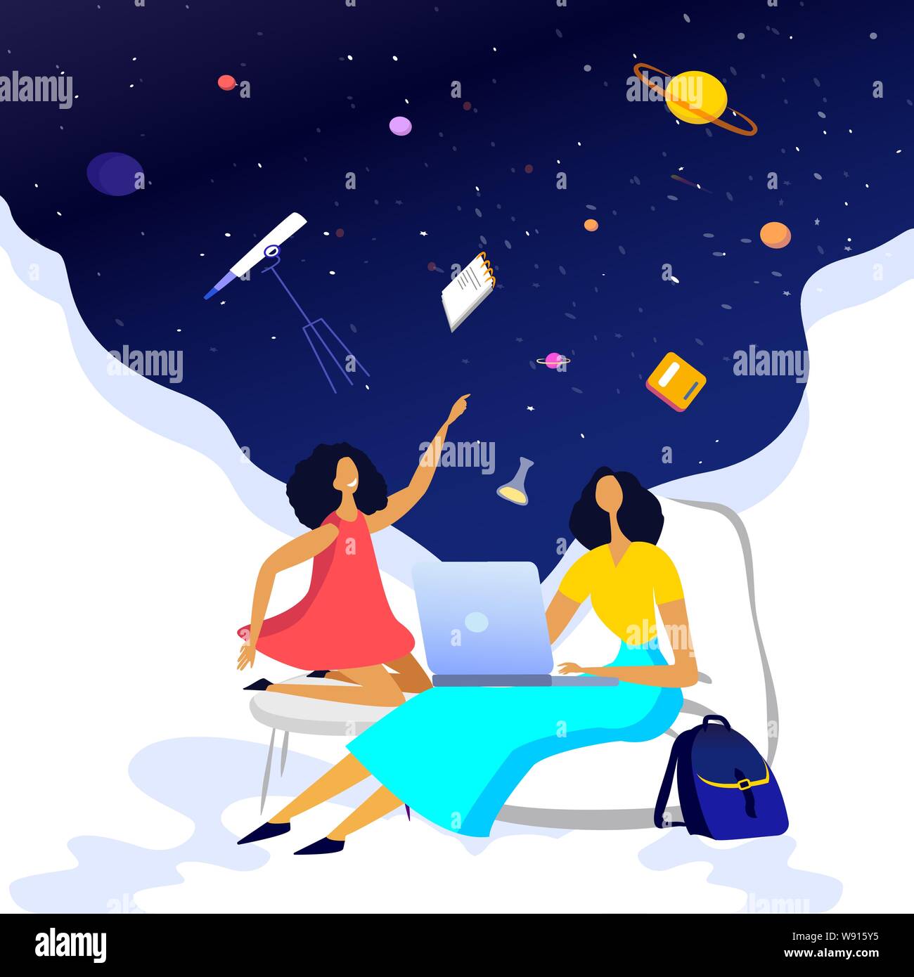 Hardworking studying Stock Vector Images - Alamy