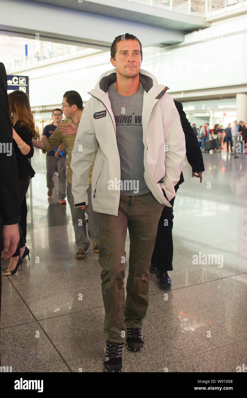 British adventurer Edward Michael Grylls, also known as Bear Grylls for ...