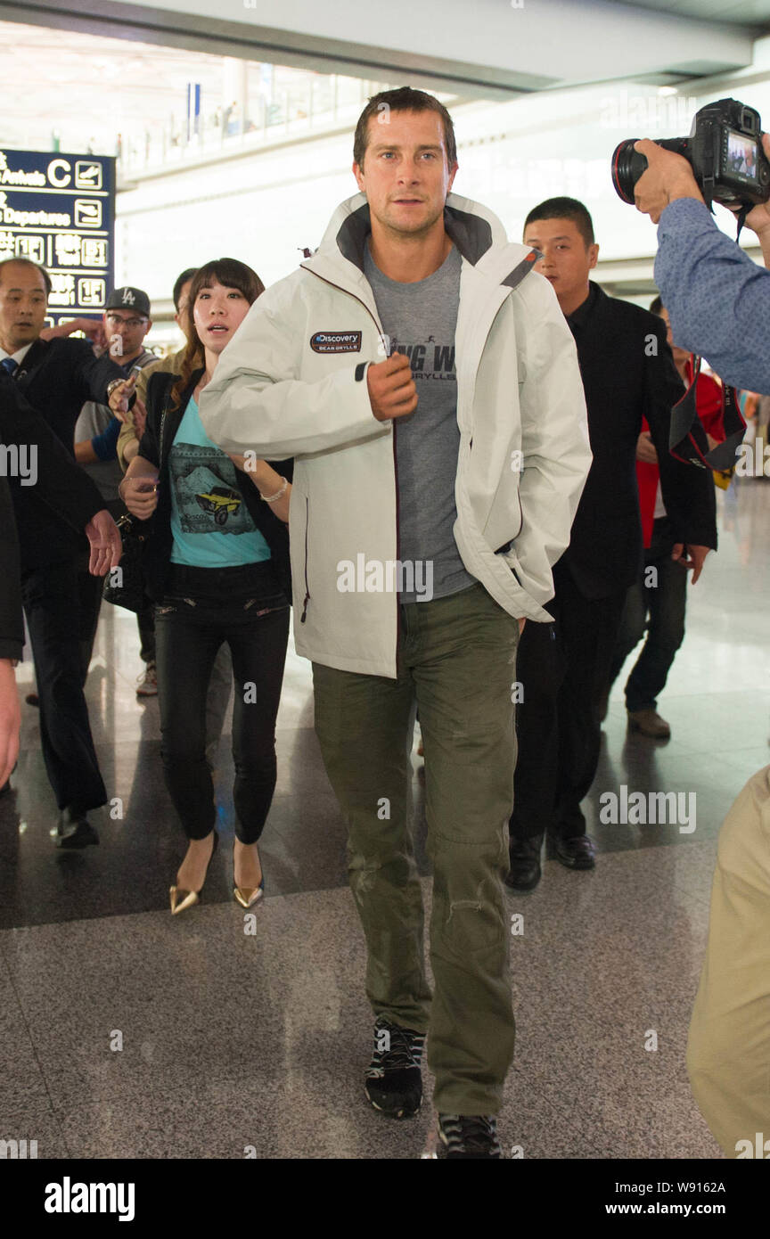 British adventurer Edward Michael Grylls, also known as Bear Grylls for ...