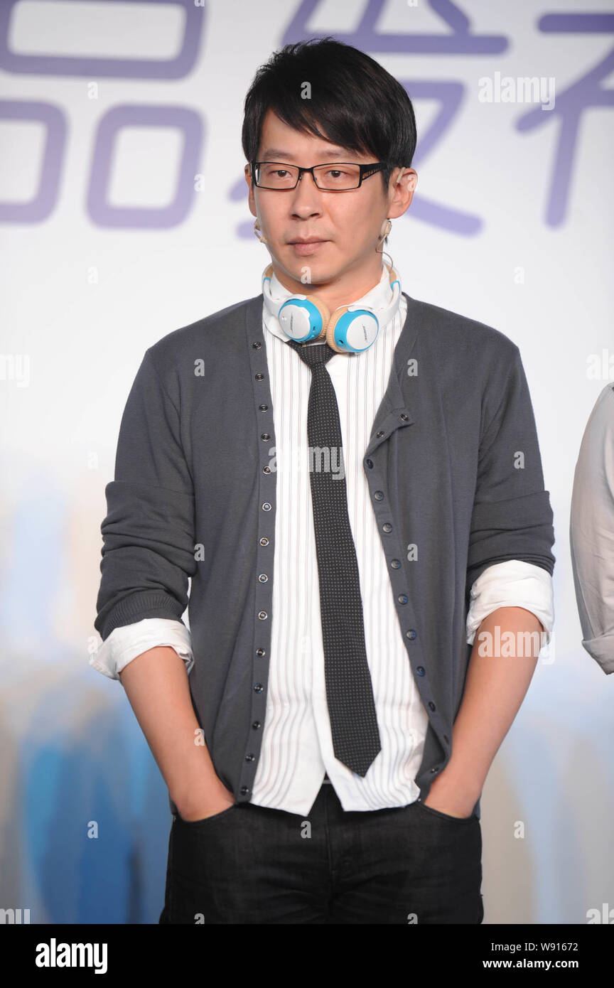 Guan You (Liu Yen-ming) of Taiwanese band Mayday poses at a launch ...