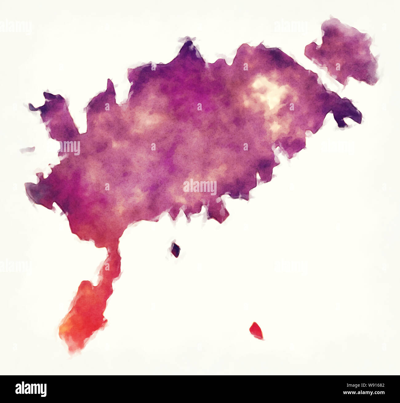 Saare silhouette map hi-res stock photography and images - Alamy