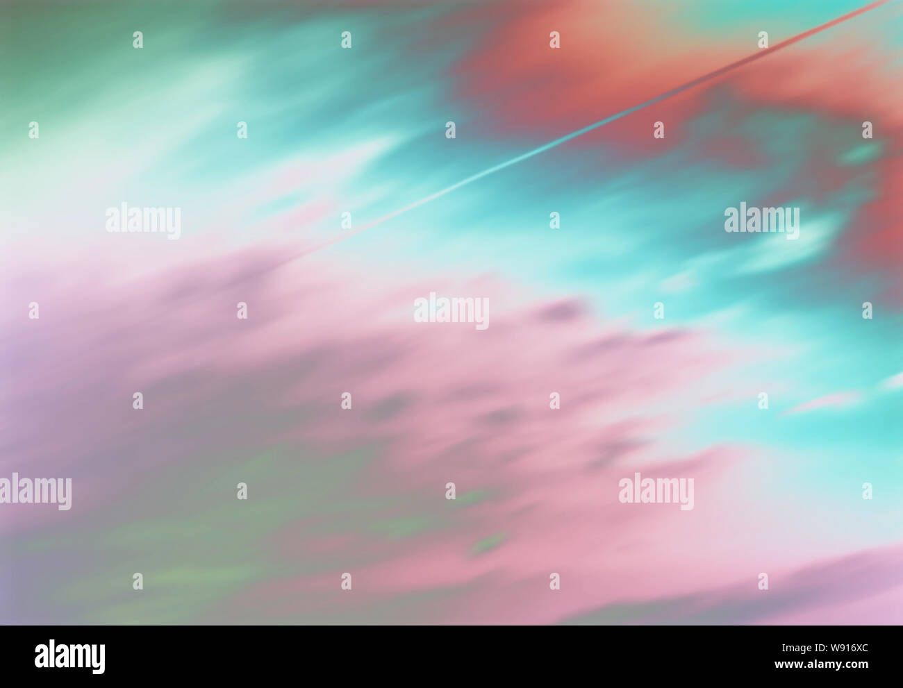 Abstract digital illustration background with colorful blurry pattern ...