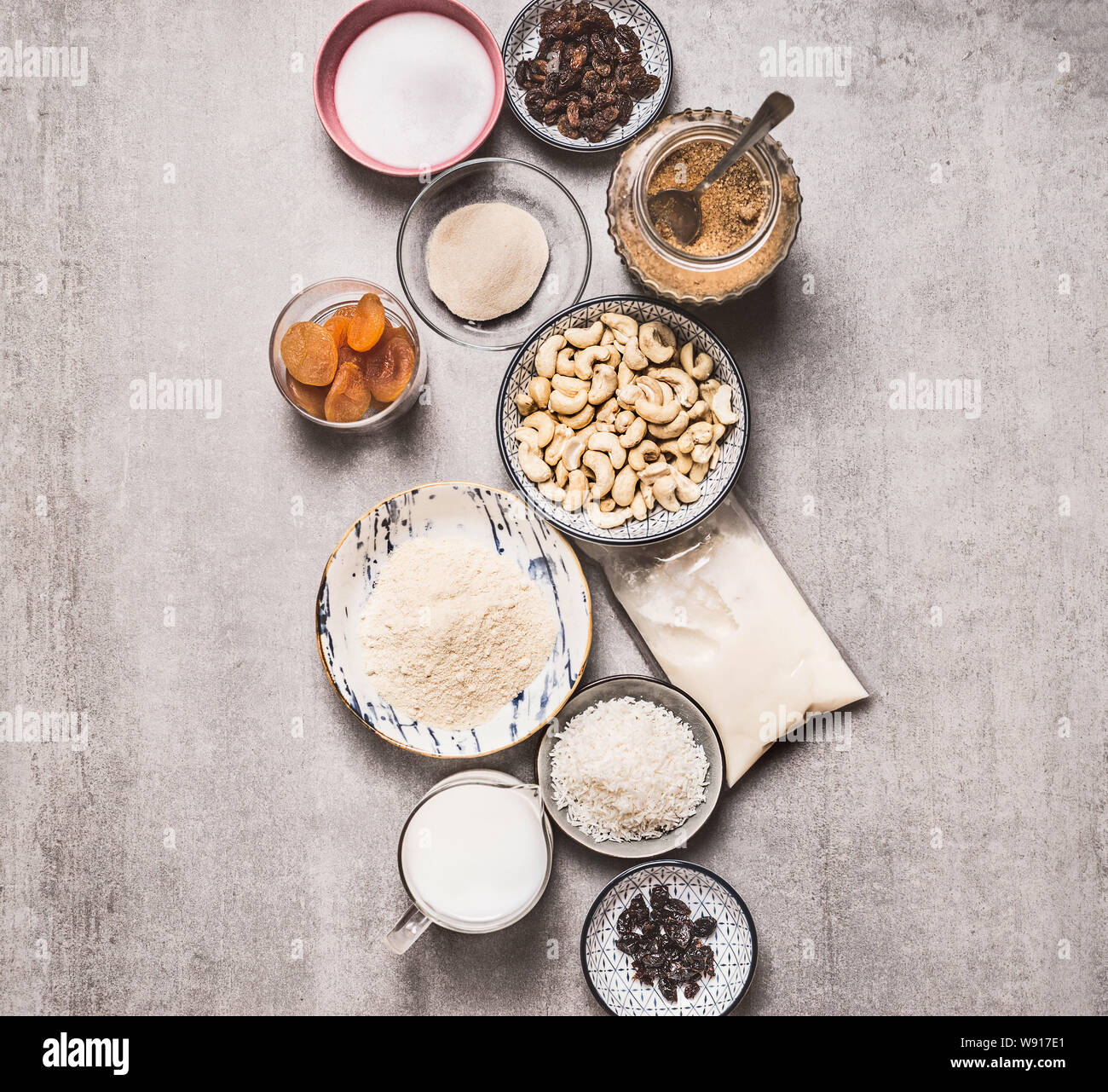 Healthy vegan gluten-free cake ingredients: cashew , almond flour ...