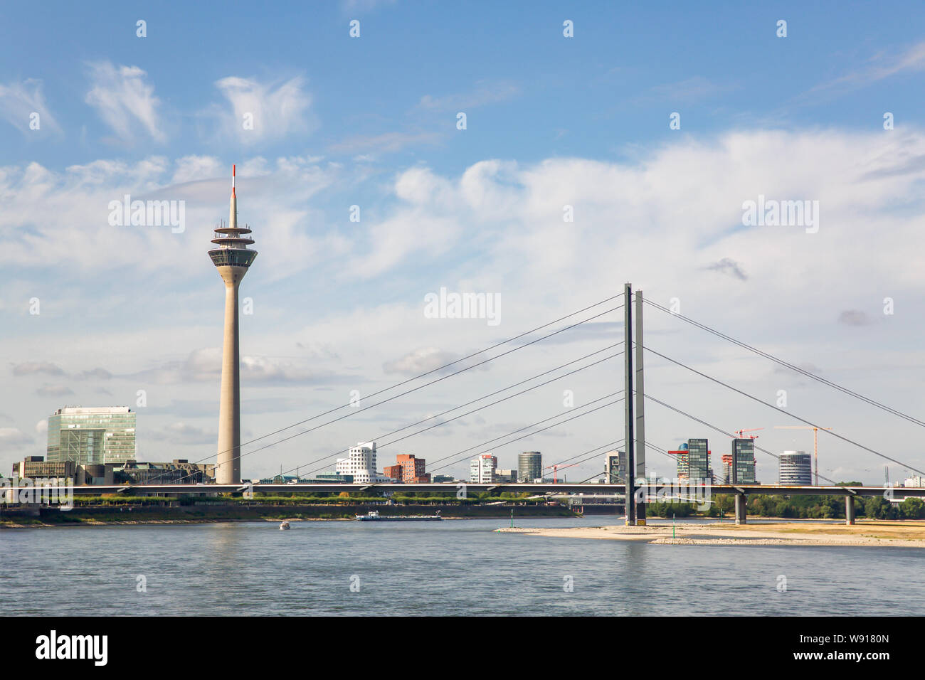Rheinturm in Dusseldorf - Germany Stock Photo - Alamy
