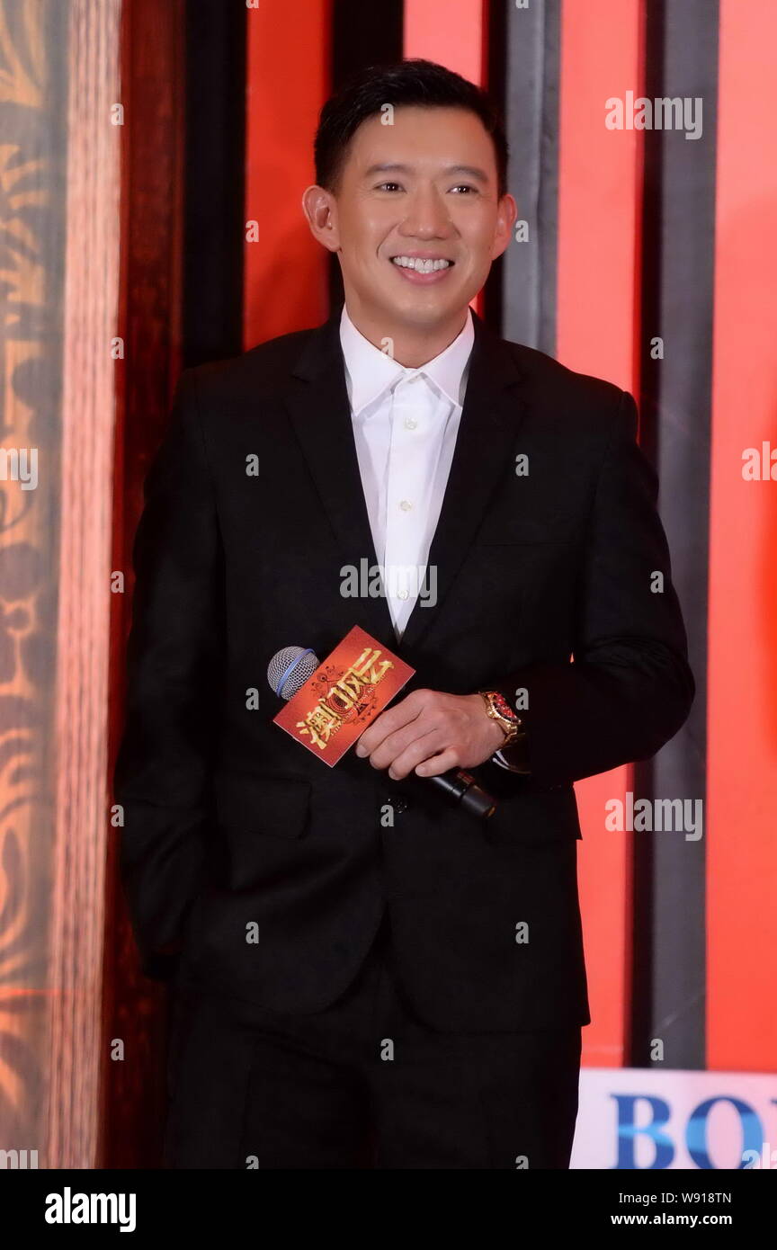 Hong Kong actor Chapman To smiles during a press conference for his new ...
