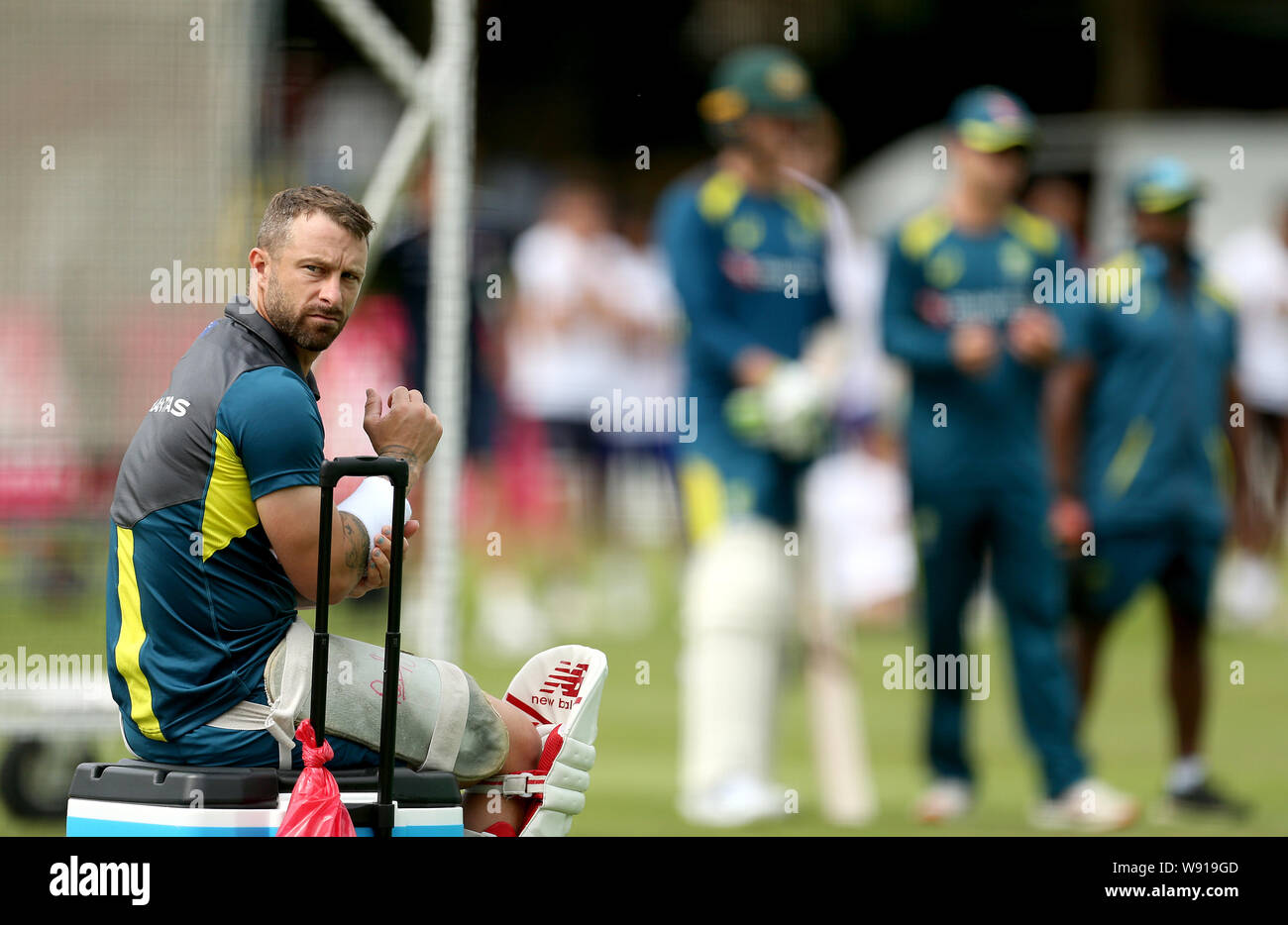 Australia's Matthew Wade during a nets session at Lord's, London Stock ...