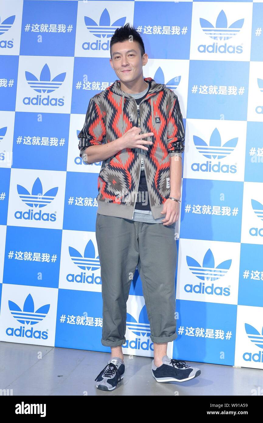 Hong Kong singer and actor Edison Chen poses at an Adidas party in ...