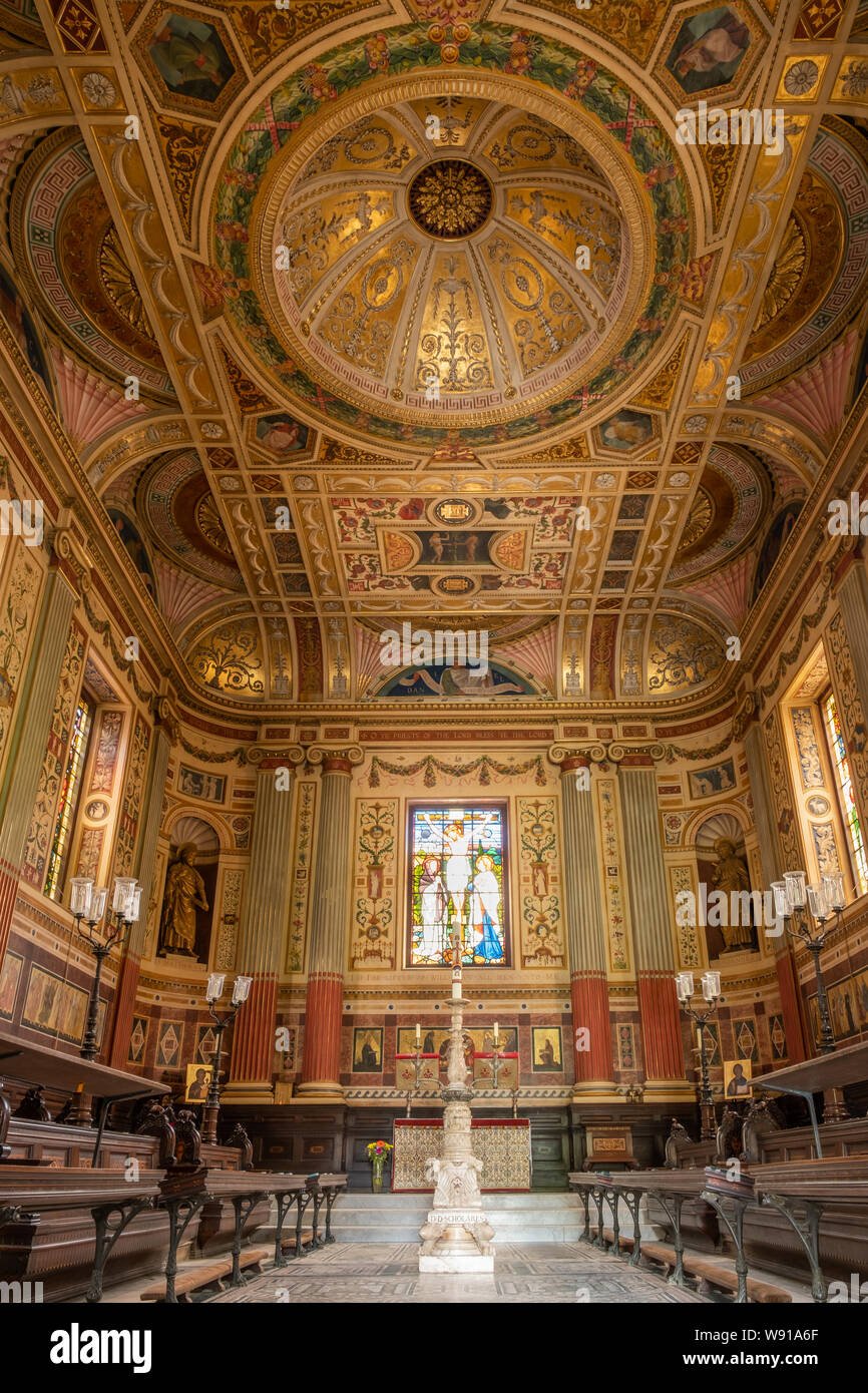 The magnificent interior at the Chapel in Worcester College, part of ...