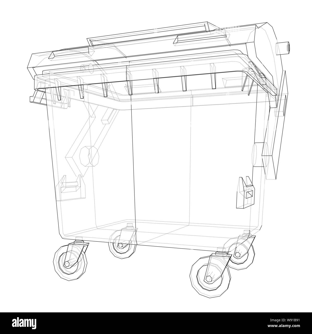 Dumpster Stock Vector Images - Alamy