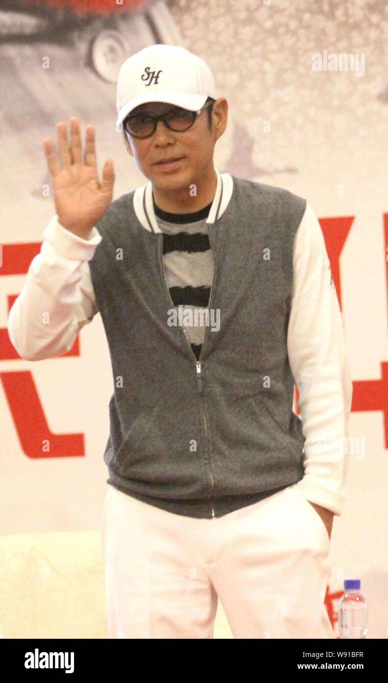 Chinese actor Chen Daoming poses during a press conference for his new ...