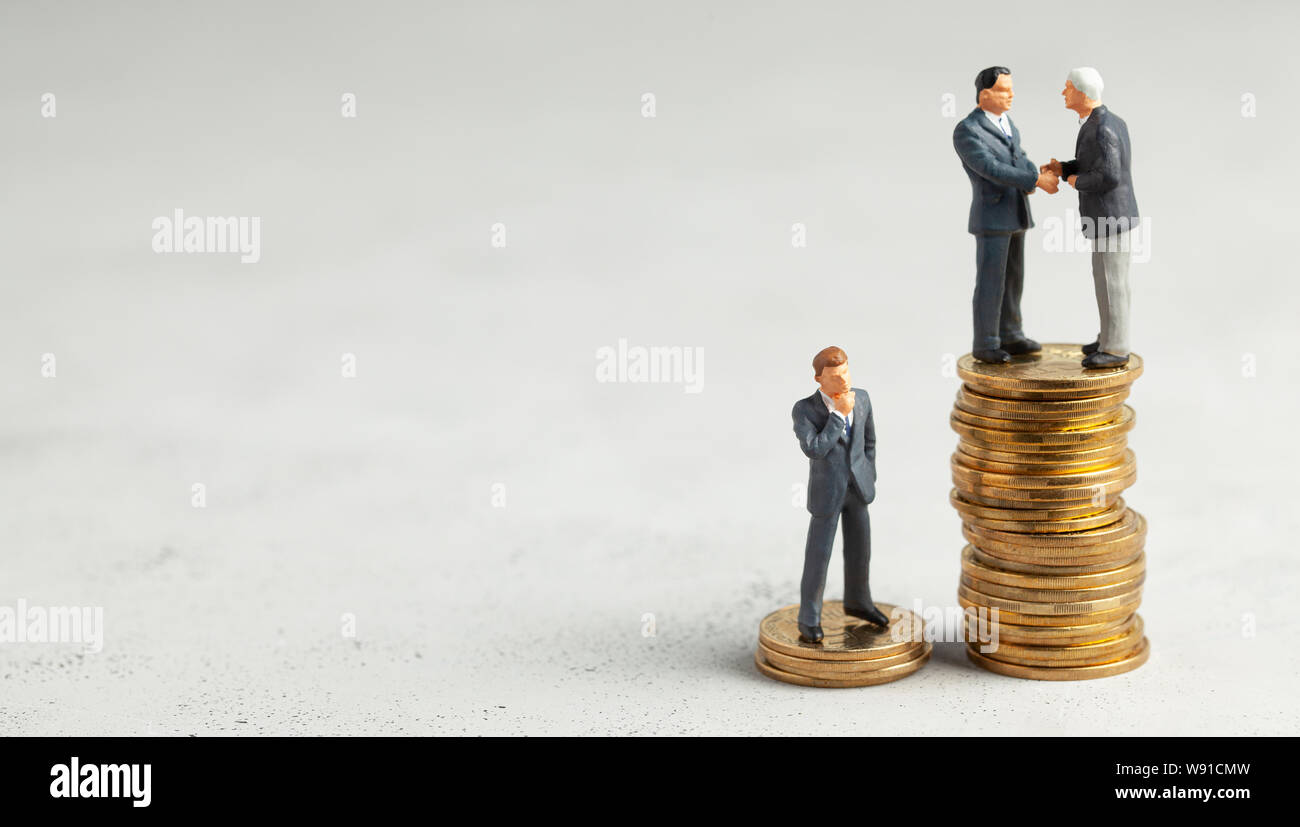 Businessmen shake hands as a symbol of a successful profitable ...
