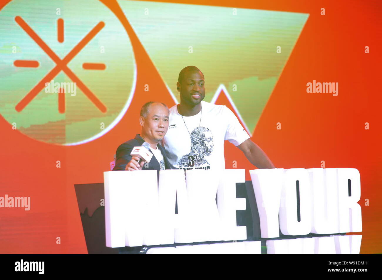 Former gymnastics champion Li Ning, Chairman of Li-Ning Company Limited ...