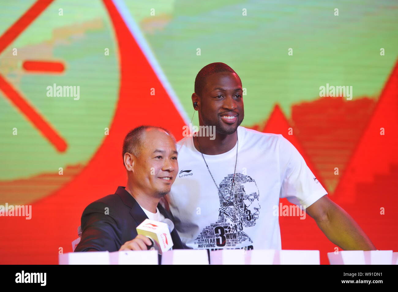 Former gymnastics champion Li Ning, Chairman of Li-Ning Company Limited ...