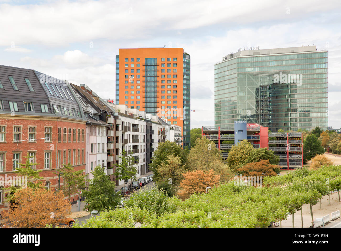 Stadttor in Dusseldorf - Germany Stock Photo - Alamy