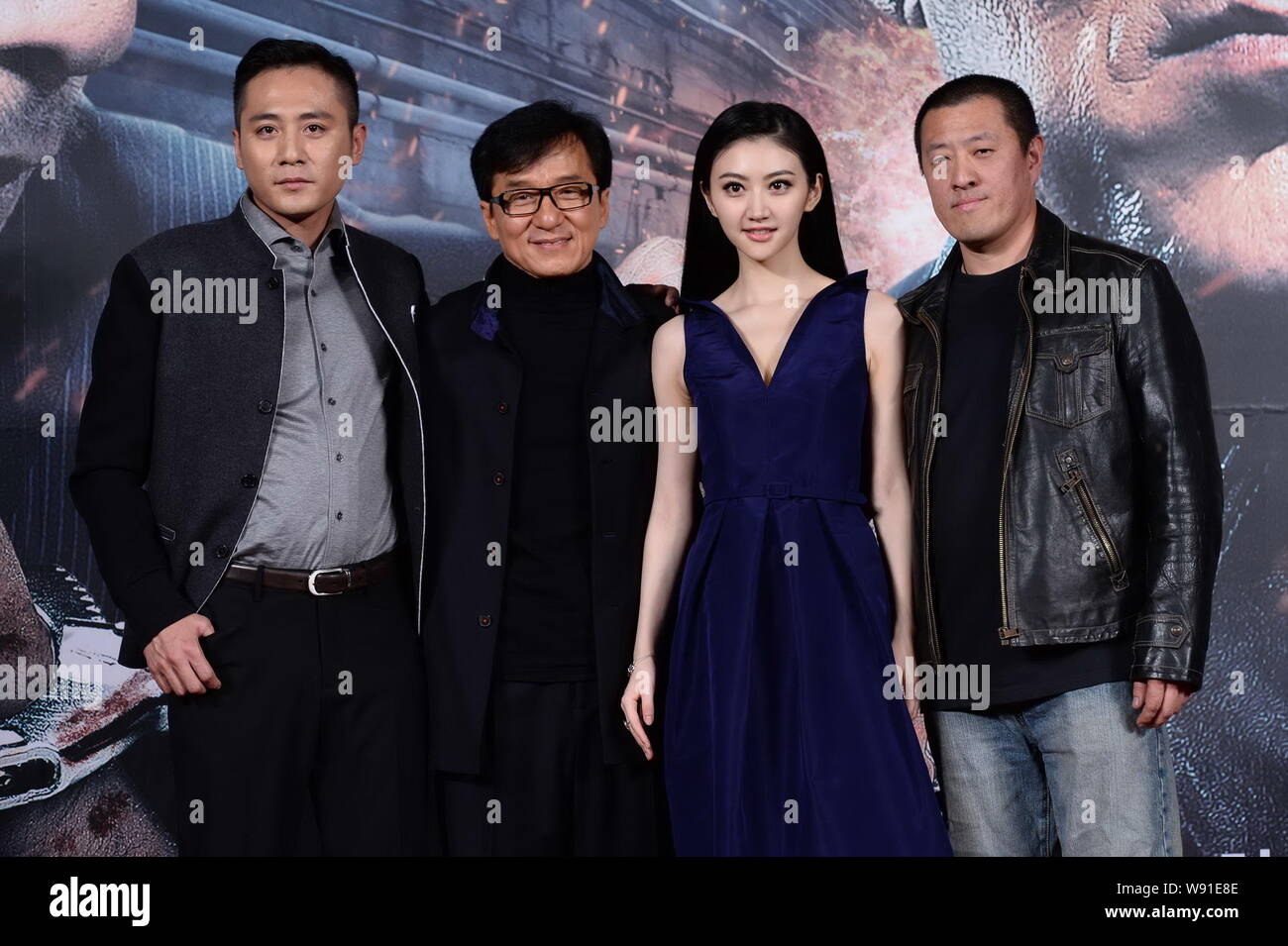 (From left) Chinese actor Liu Ye, Hong Kong kungfu superstar Jackie ...