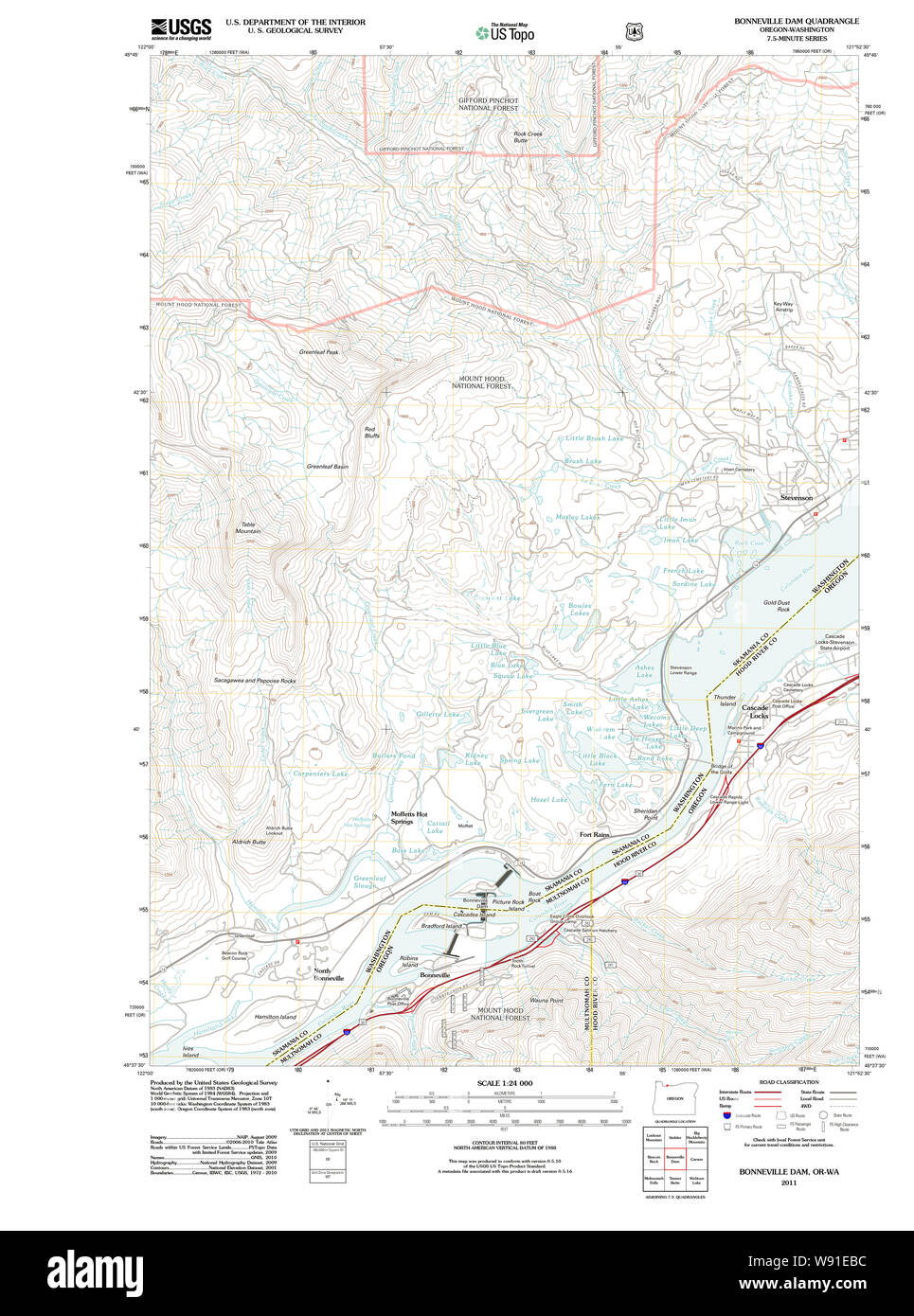 Bonneville map hi-res stock photography and images - Alamy