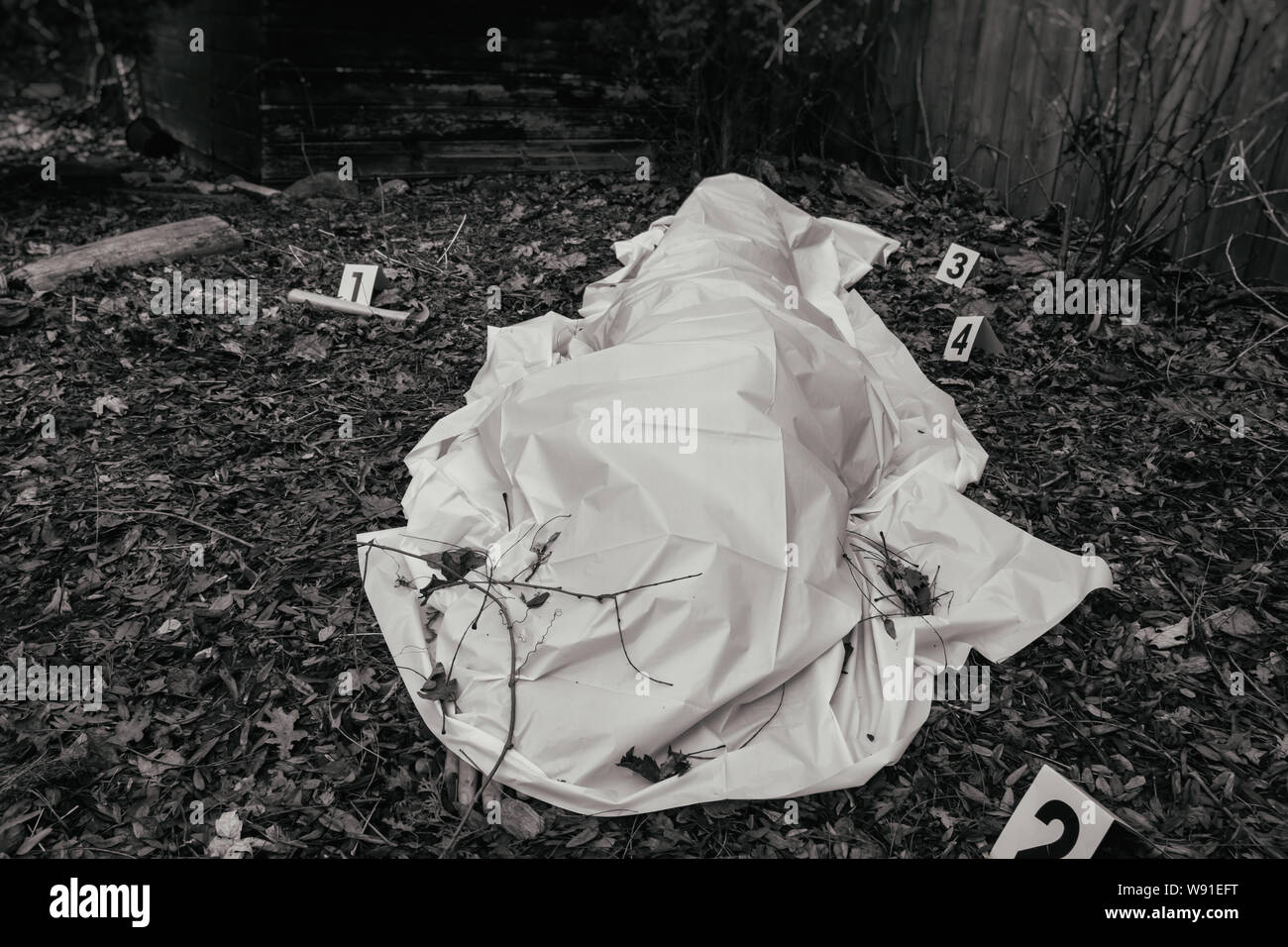Crime Scene Tape Hand High Resolution Stock Photography and Images - Alamy