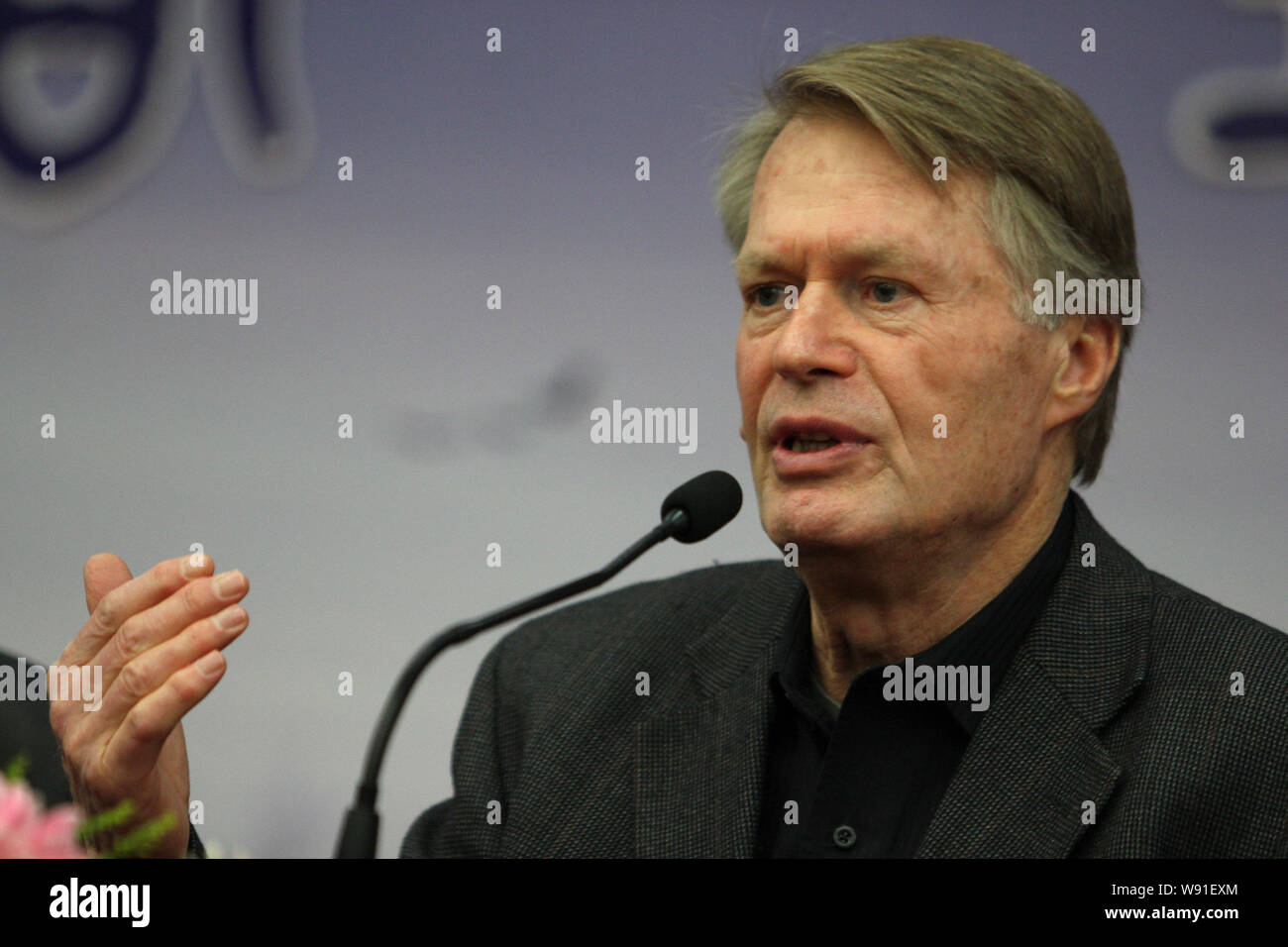 J. M. G. Le Clezio, laureate of the 2008 Nobel Prize in Literature ...