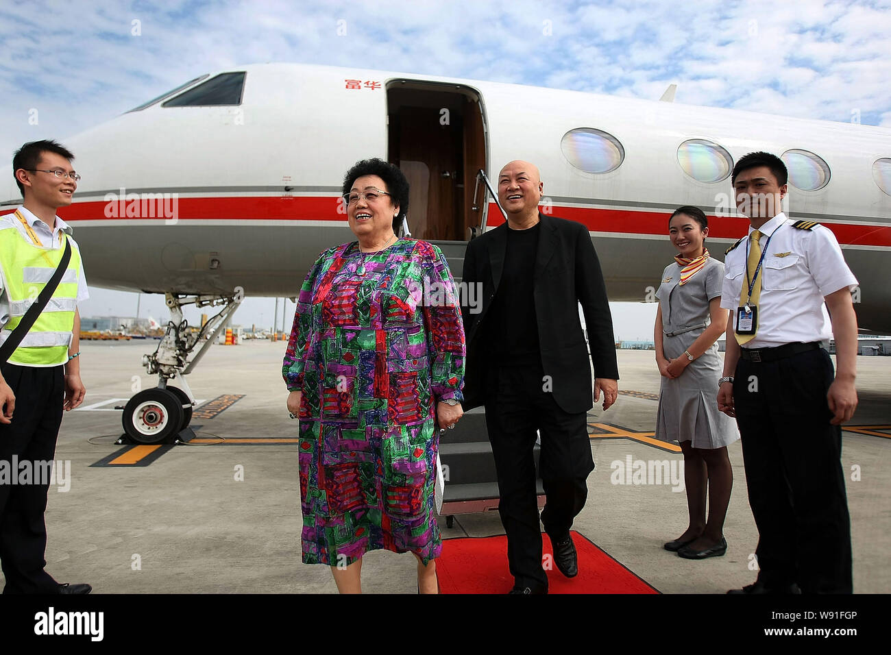 Chan Lai-wa, left, Chairwoman of Fu Wah International Hong Kong Group ...
