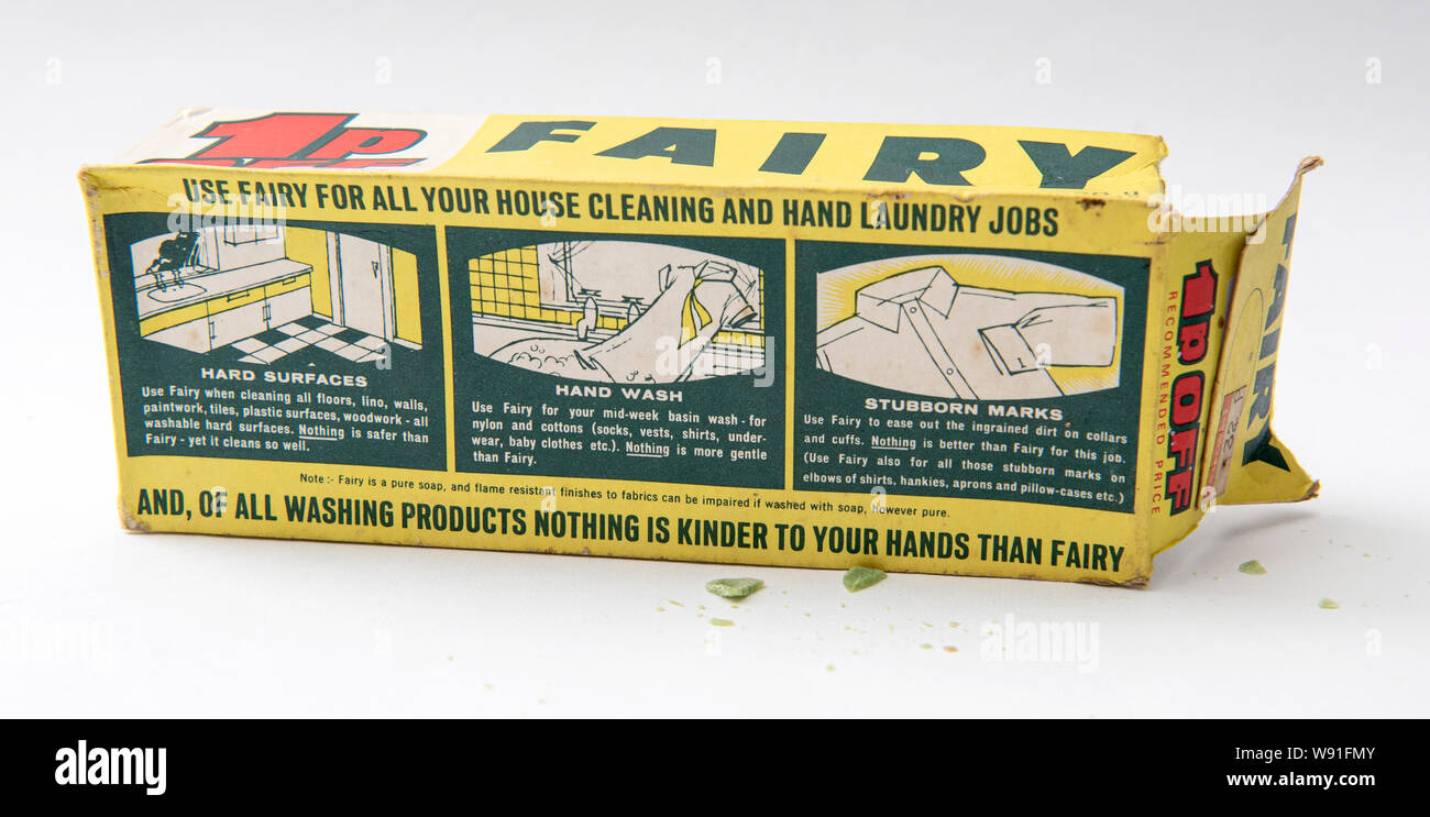Fairy Soap Bar and box Stock Photo - Alamy