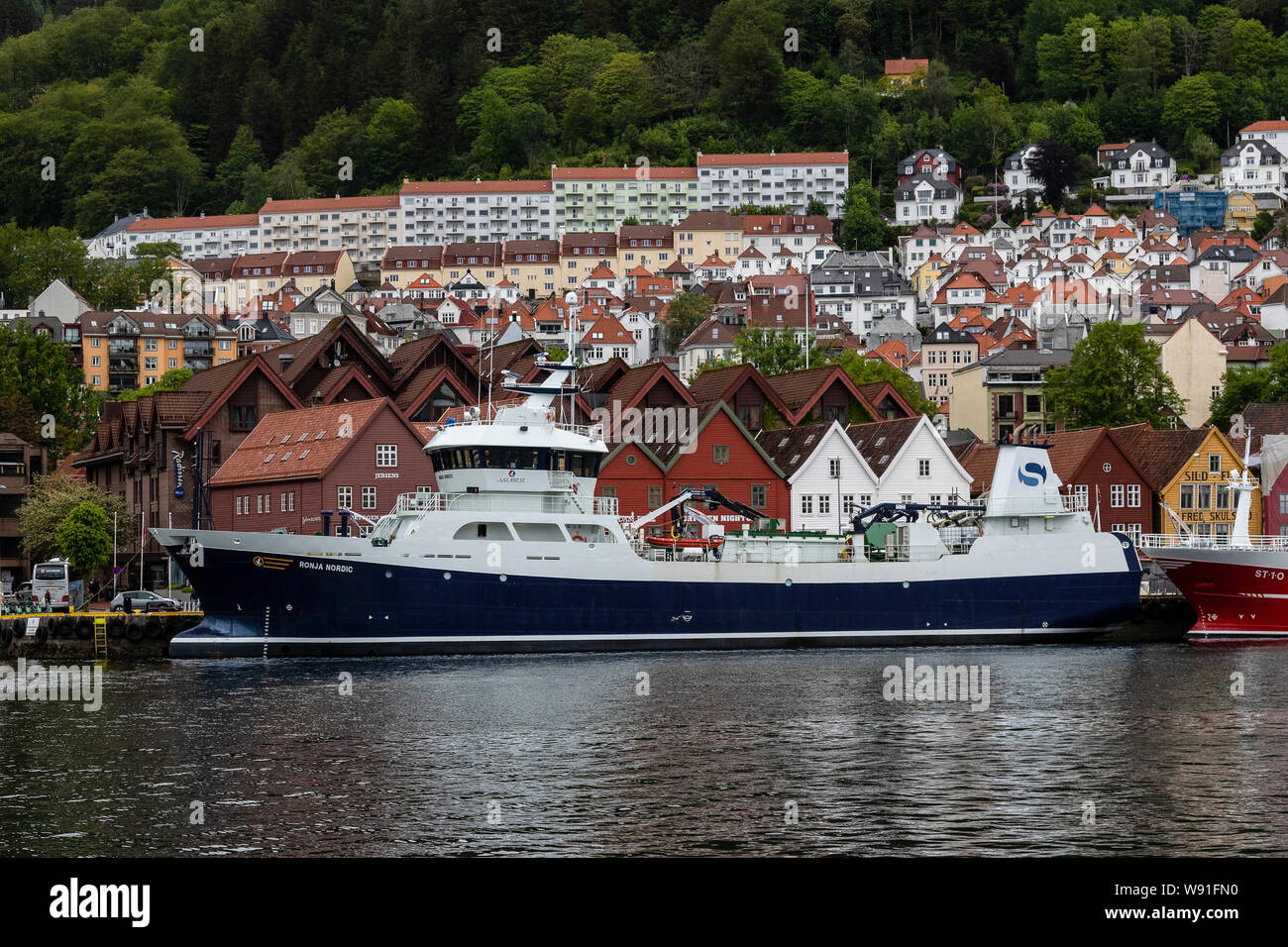 Fish carrier, wellboat for transport of live fish Ronja Nordic in the ...