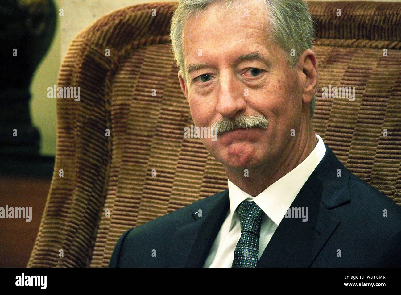 Amway Chairman Steve Van Andel looks on in an interview at Sheraton ...