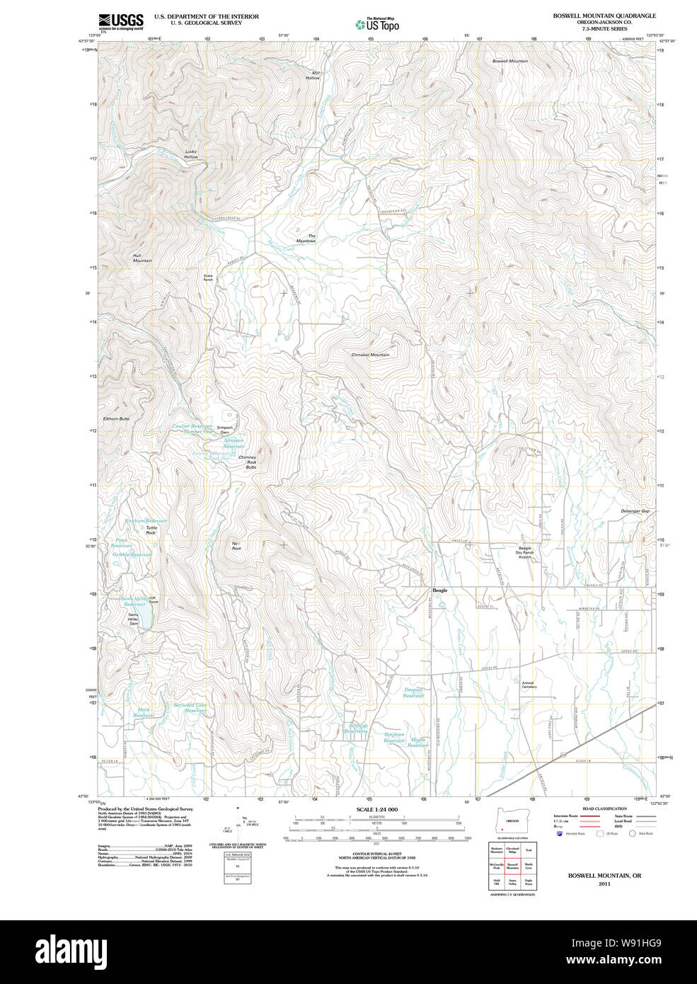 Boswell map Cut Out Stock Images & Pictures - Alamy