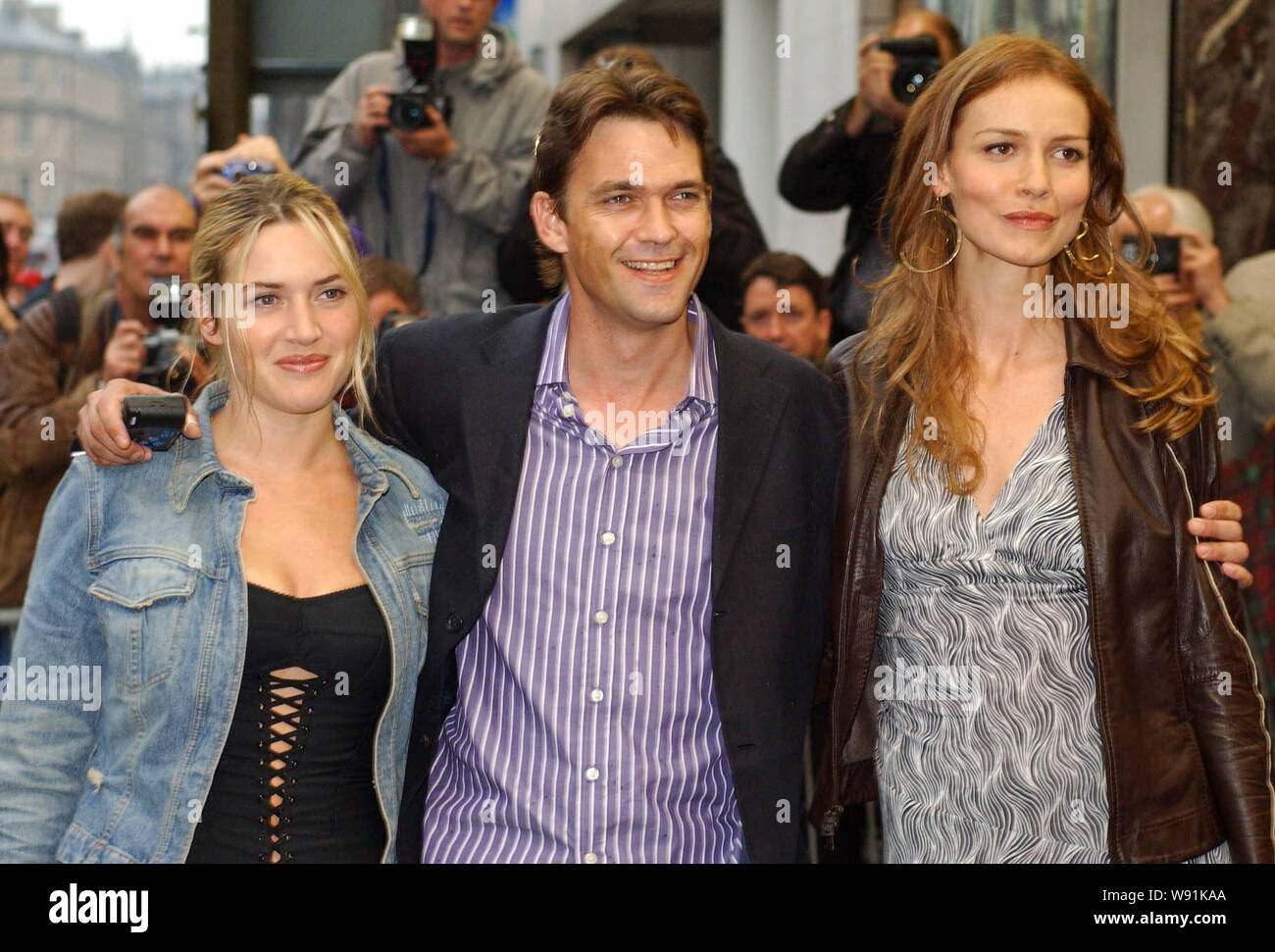 Actors Kate Winslet, Saffron Burrows and Dougray Scott arrive for the ...