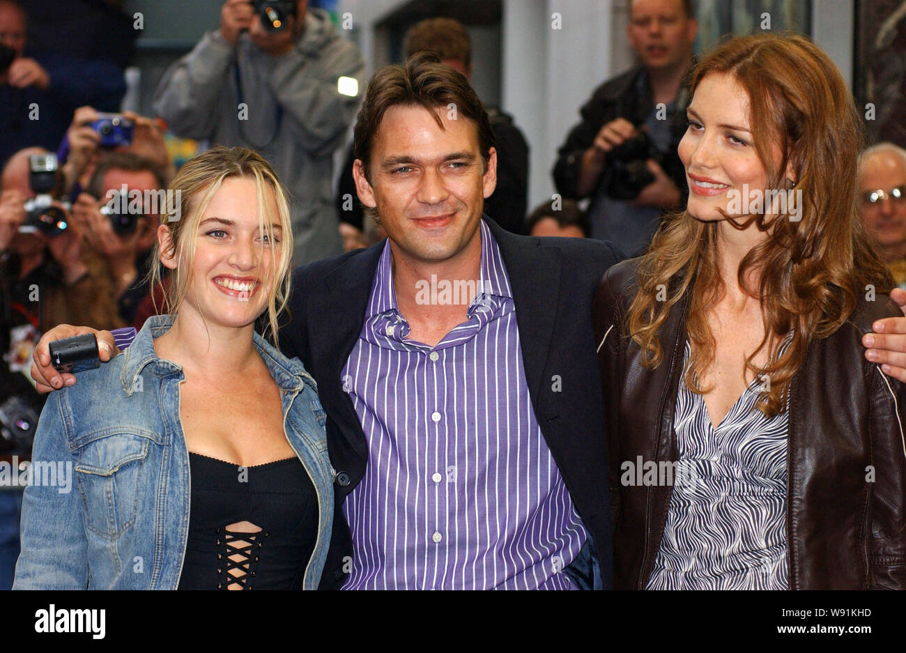 Actors Kate Winslet, Saffron Burrows and Dougray Scott arrive for the ...