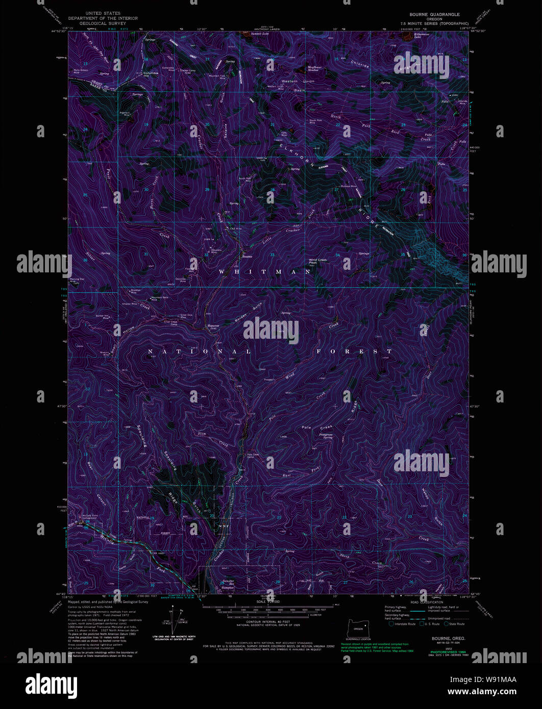 Bourne map hi-res stock photography and images - Alamy