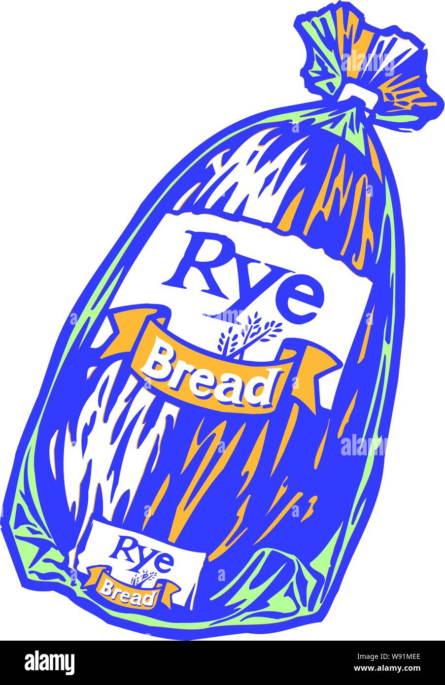 Gold bread Stock Vector Images - Alamy