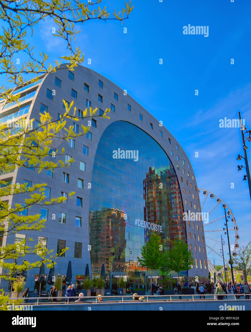 Rotterdam, the Netherlands - May 1, 2019 - The Markthal (Market Hall ...