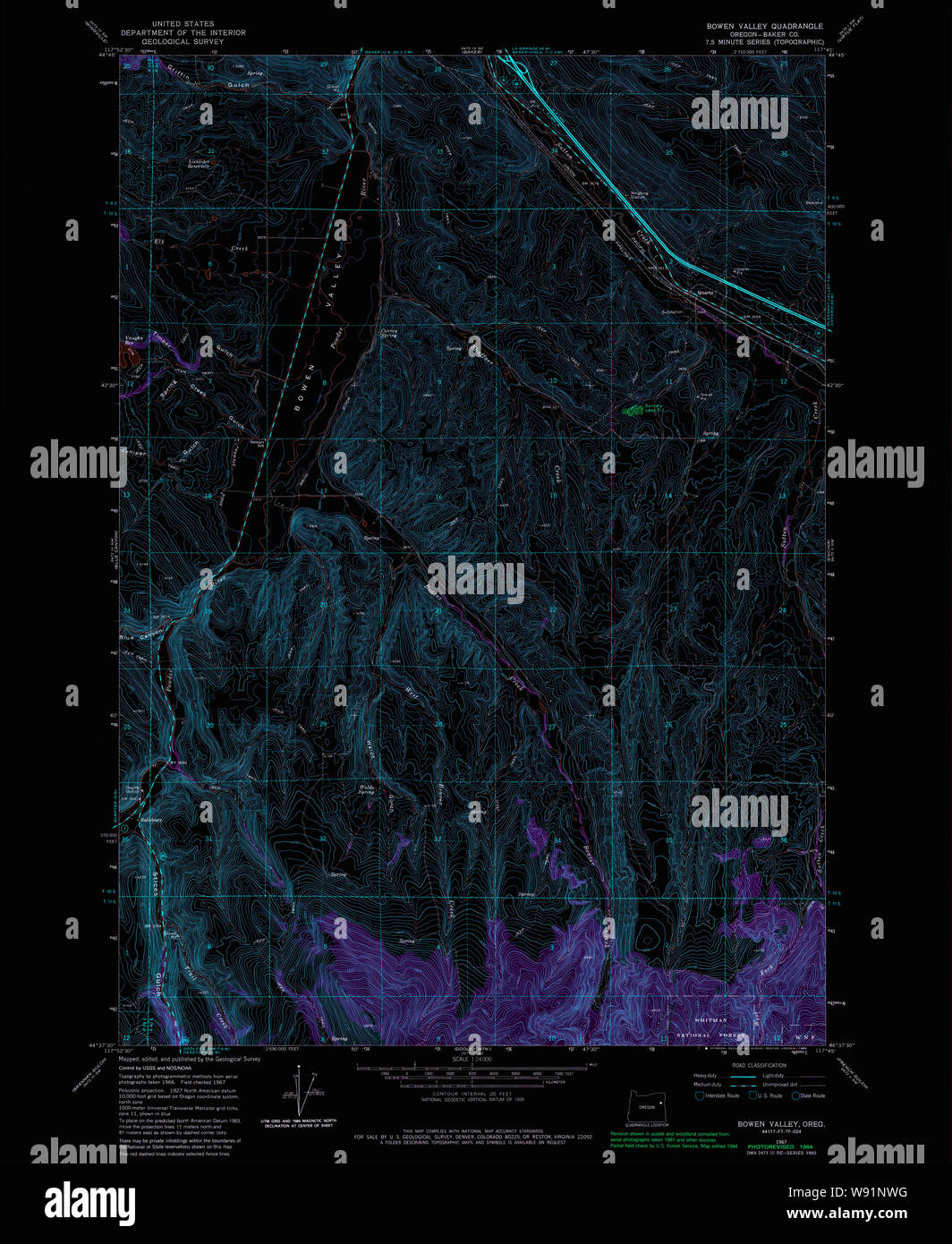 Map of bowen hi-res stock photography and images - Alamy