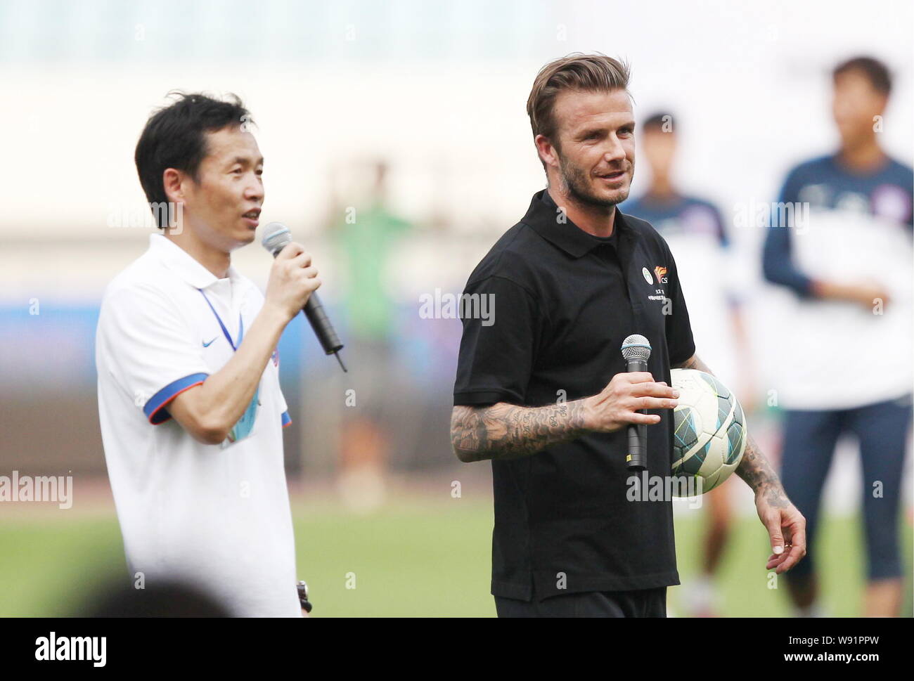 Footballers david beckham a hi-res stock photography and images - Alamy