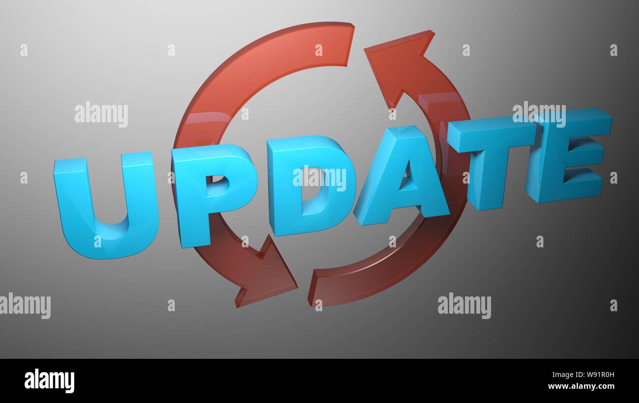 Update arrow hi-res stock photography and images - Alamy