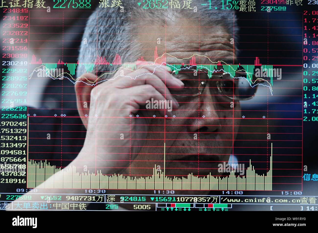 Stock shares drop hi-res stock photography and images - Alamy