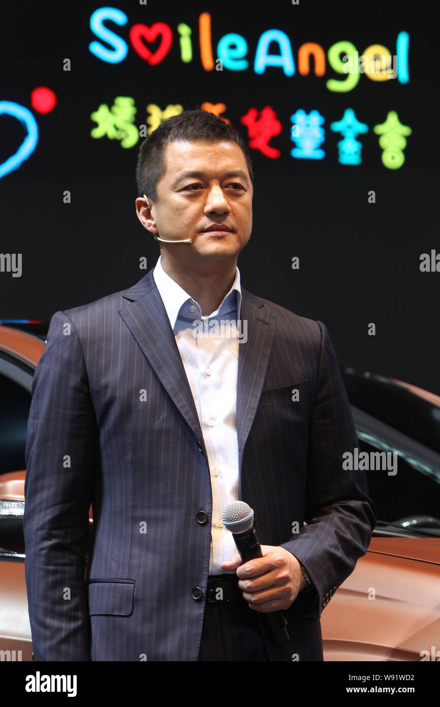 --FILE--Chinese actor Li Yapeng, former husband of Chinese pop diva ...