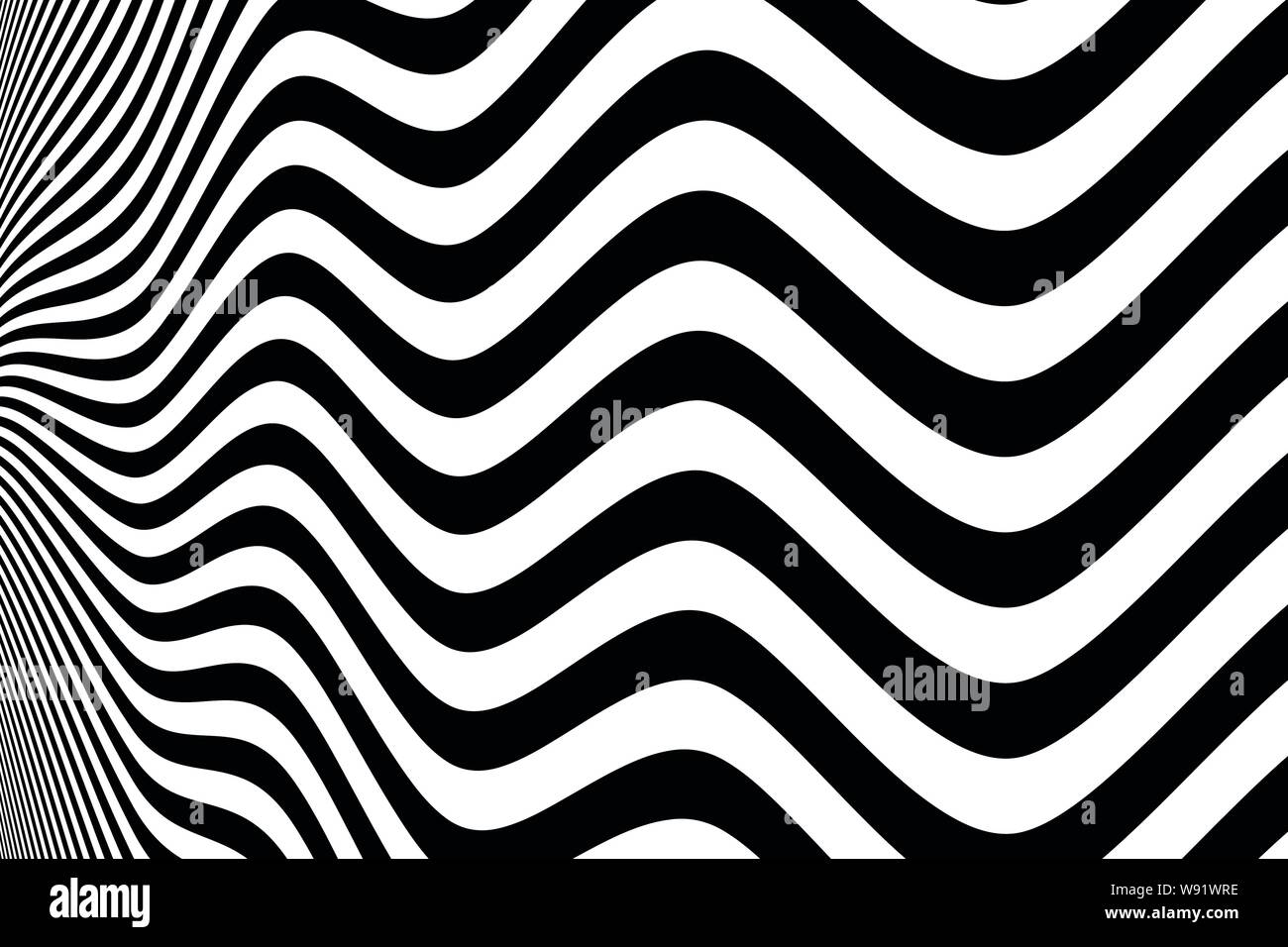 Wavy land Stock Vector Images - Alamy